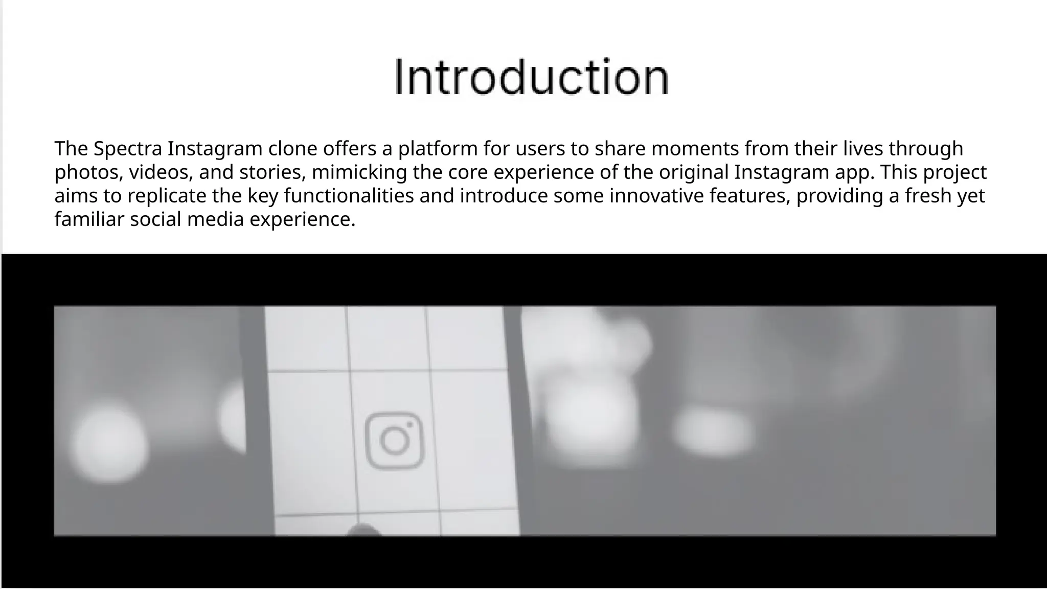 SPECTRA instagram clone project .pptx