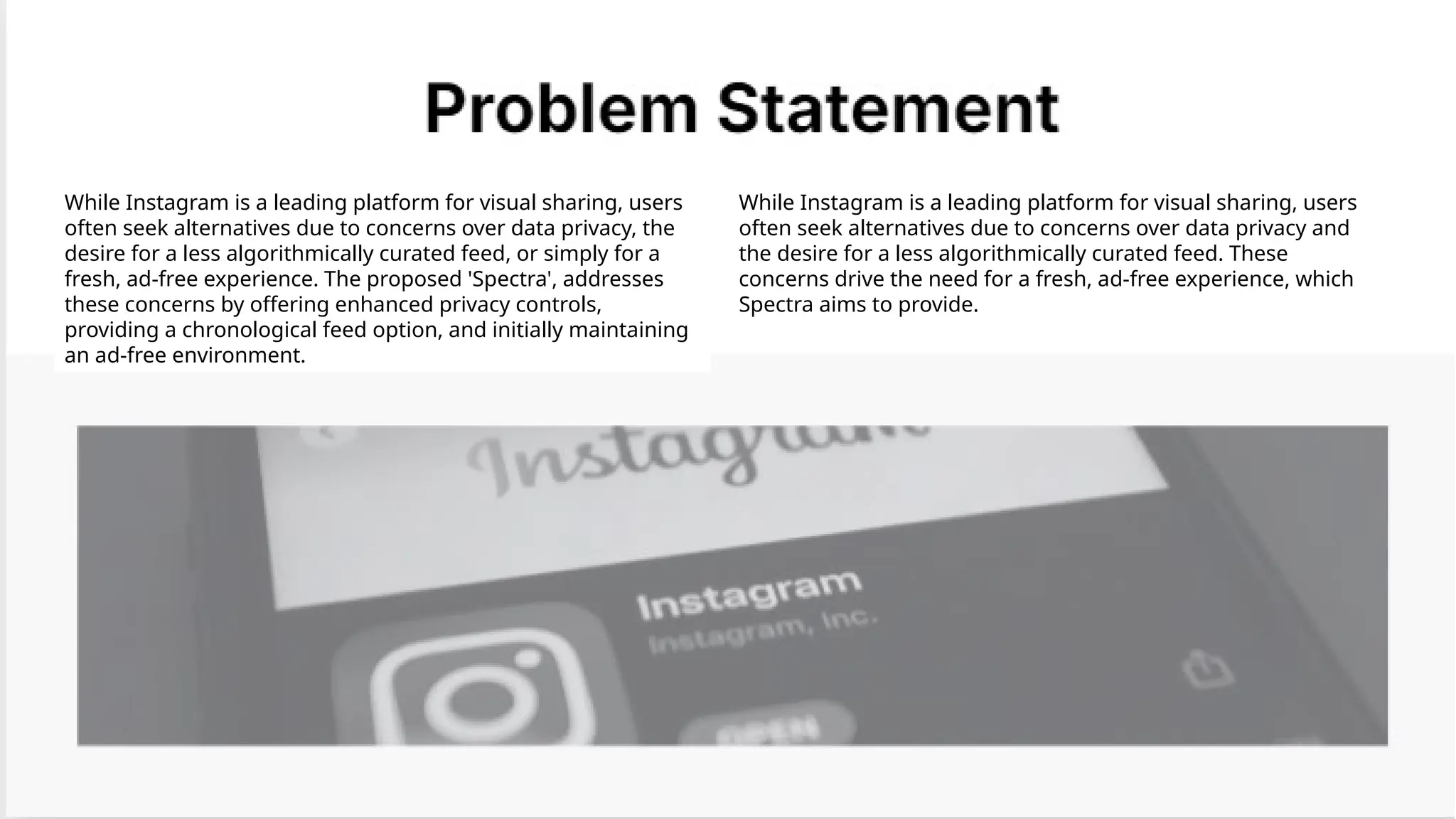 SPECTRA instagram clone project .pptx