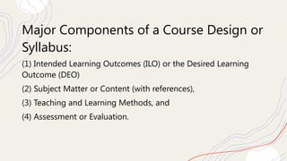 fundamental of curriculum design presentation | PPTX