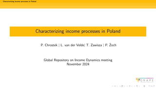 Income inequality and shocks to income in Poland | PPT