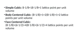 Crystal structure and Lattice Solid state physics.pptx