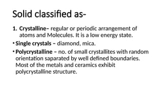 Crystal structure and Lattice Solid state physics.pptx