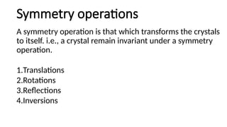 Crystal structure and Lattice Solid state physics.pptx