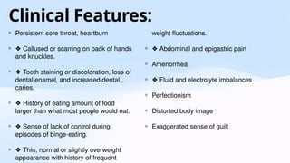 Bulimia Nervosa mental health nursing ppt | PPTX