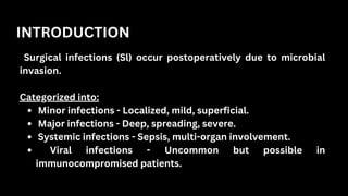 Surgical infection In Viral Major Minor Infections | PDF