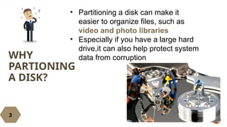 A Hard Disk Partition On PC Detail intro | PPT