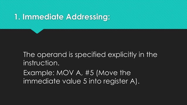 Addressing modes in Computer organisation | PPTX