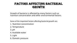 Factors affecting bacterial growth Presentation.pptx