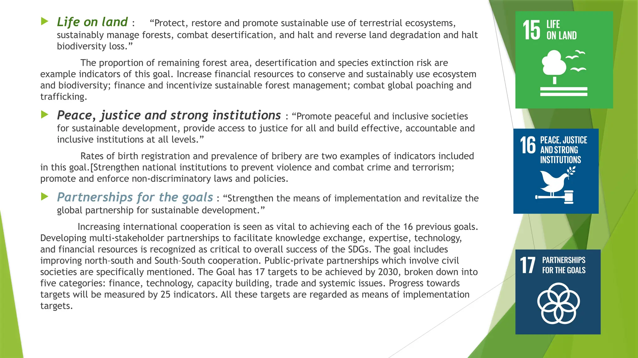 17 Goals Of Sustainable Development presentation | PPTX