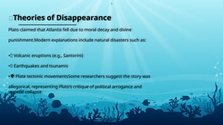 Atlantis the lost city and its culture . | PPTX