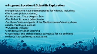 Atlantis the lost city and its culture . | PPTX