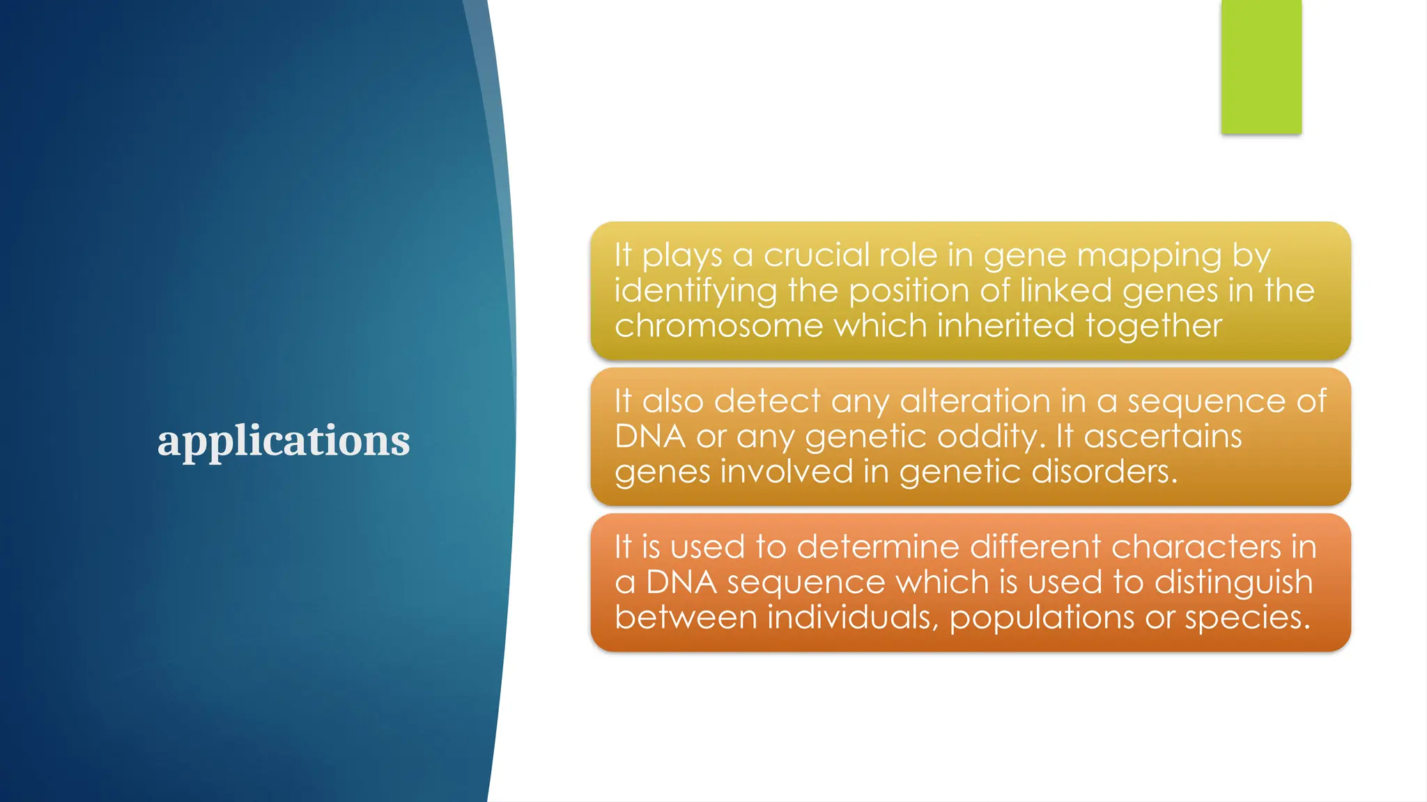Molecular Marker - types and it's application | PPT