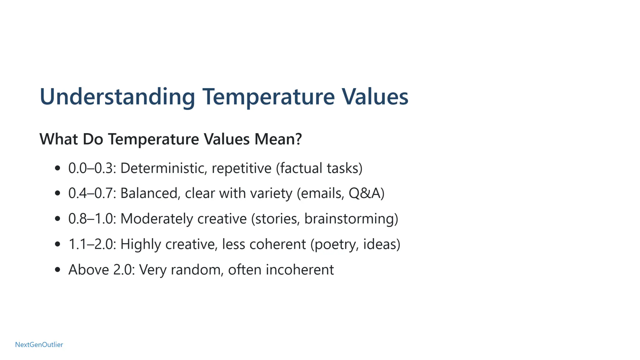 Understanding LLM Temperature: A comprehensive Guide | PPTX
