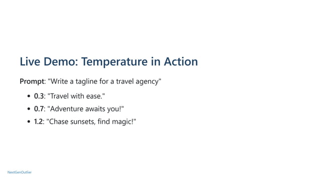 Understanding LLM Temperature: A comprehensive Guide | PPTX