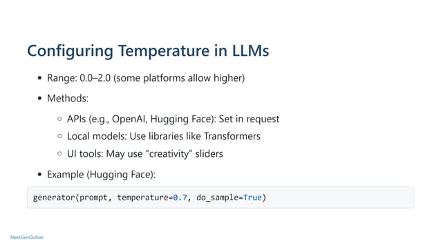 Understanding LLM Temperature: A comprehensive Guide | PPTX