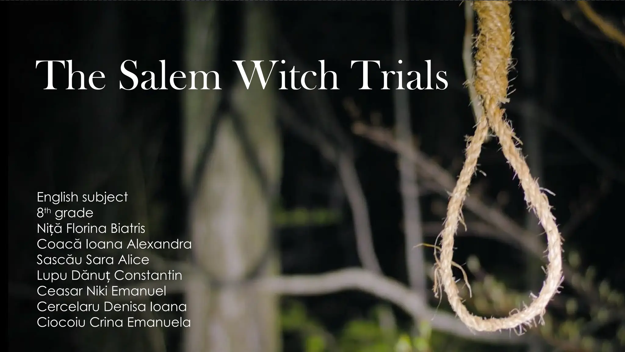 Presentation.pptx. The Salem Witch Trials - by Nita Biatris | PPT