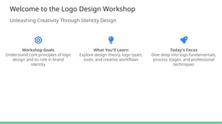 Presentation for logo design process for designer | PPTX