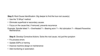 CNC failure Root cause analysis Qualtiy system engineering.pptx
