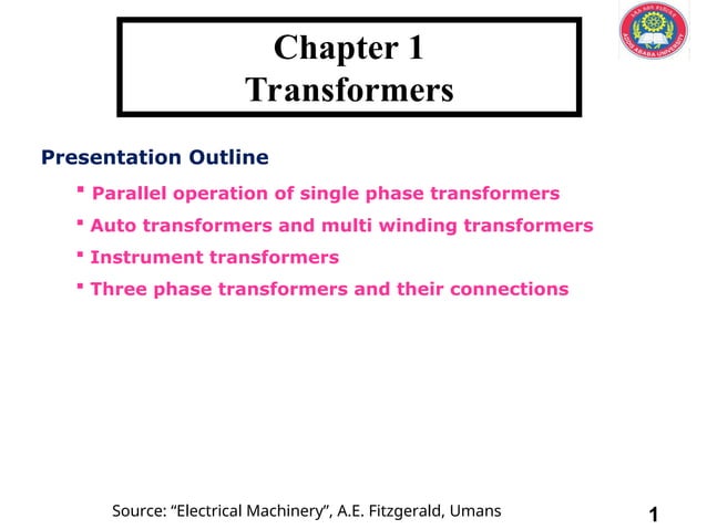 Presentation.ppt. Transformers and their component | PPT