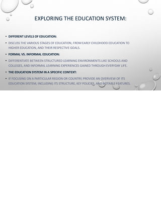 📚Student and education importance...... | PDF