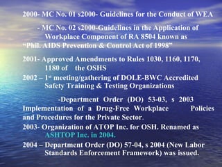 presentation to osh manual in the philippines | PPT