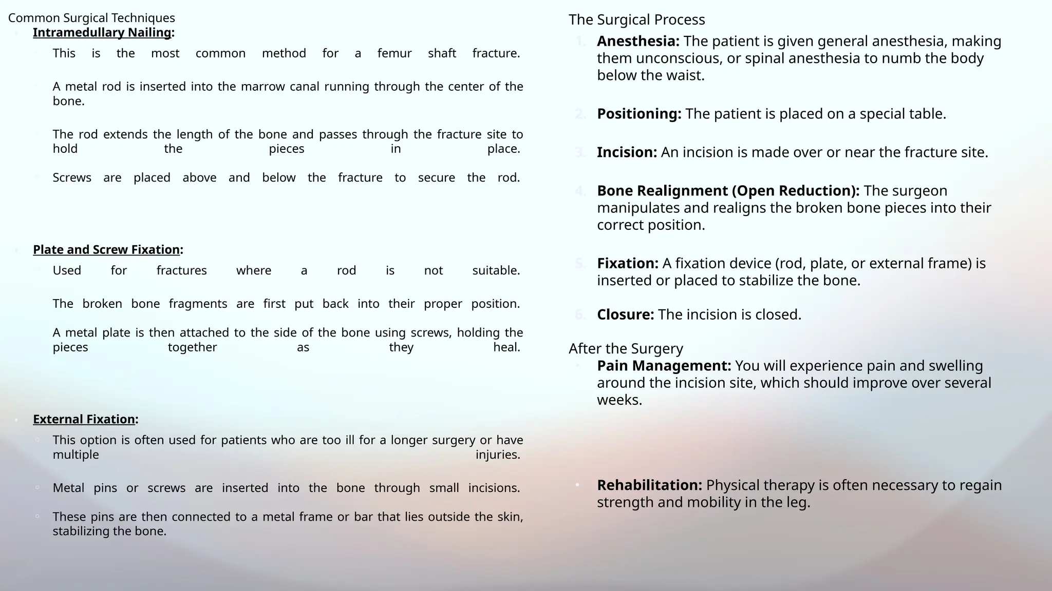 Presentation of femur fractures in .pptx