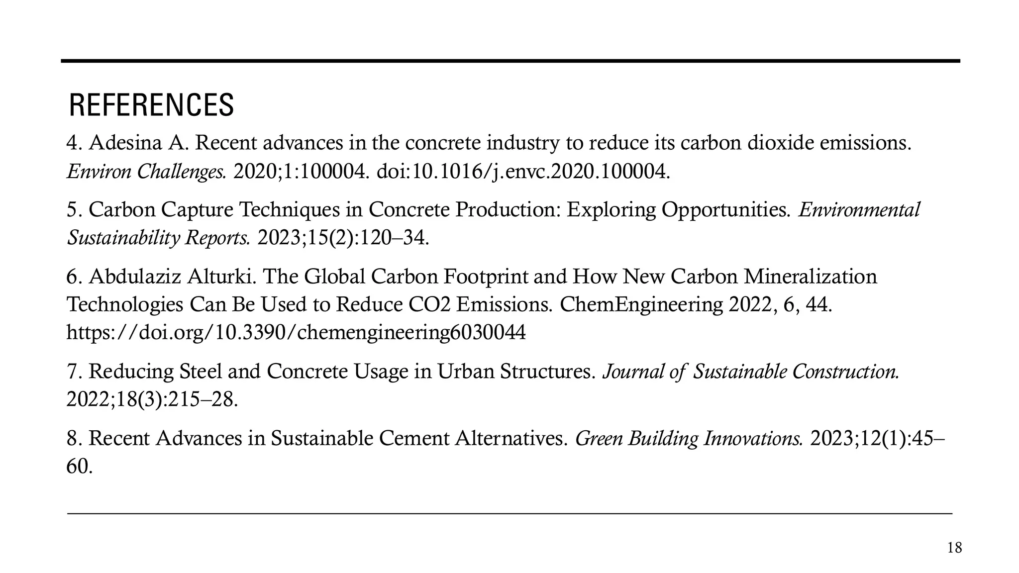 Strategies to reduce the carbon footprint of concrete | PDF