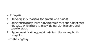 Nephritic Syndrome: Clinical Features and Overview Nephritic Syndrome ...