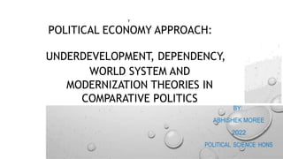 Presentation on the topic political economy Approach | PPT