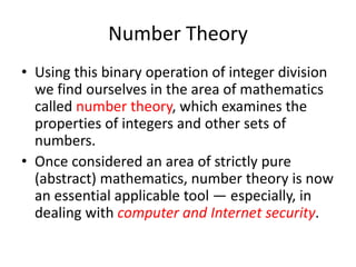 Presentation 2c number theory | PPT