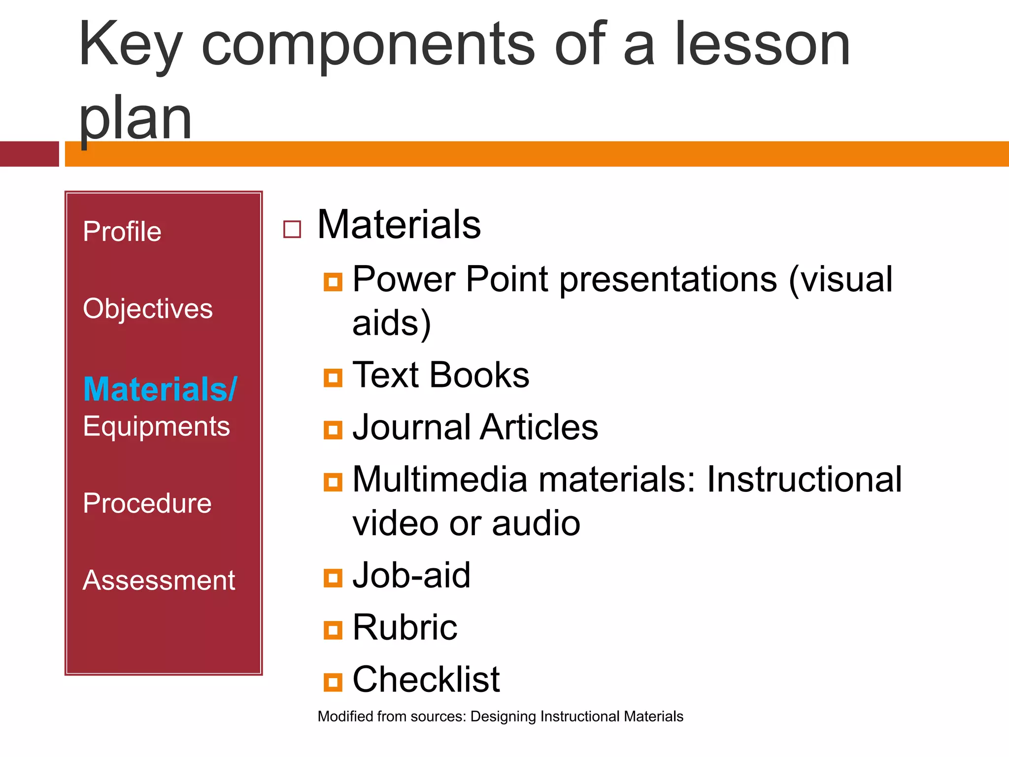 Lesson Plan PowerPoint Presentation | PPTX