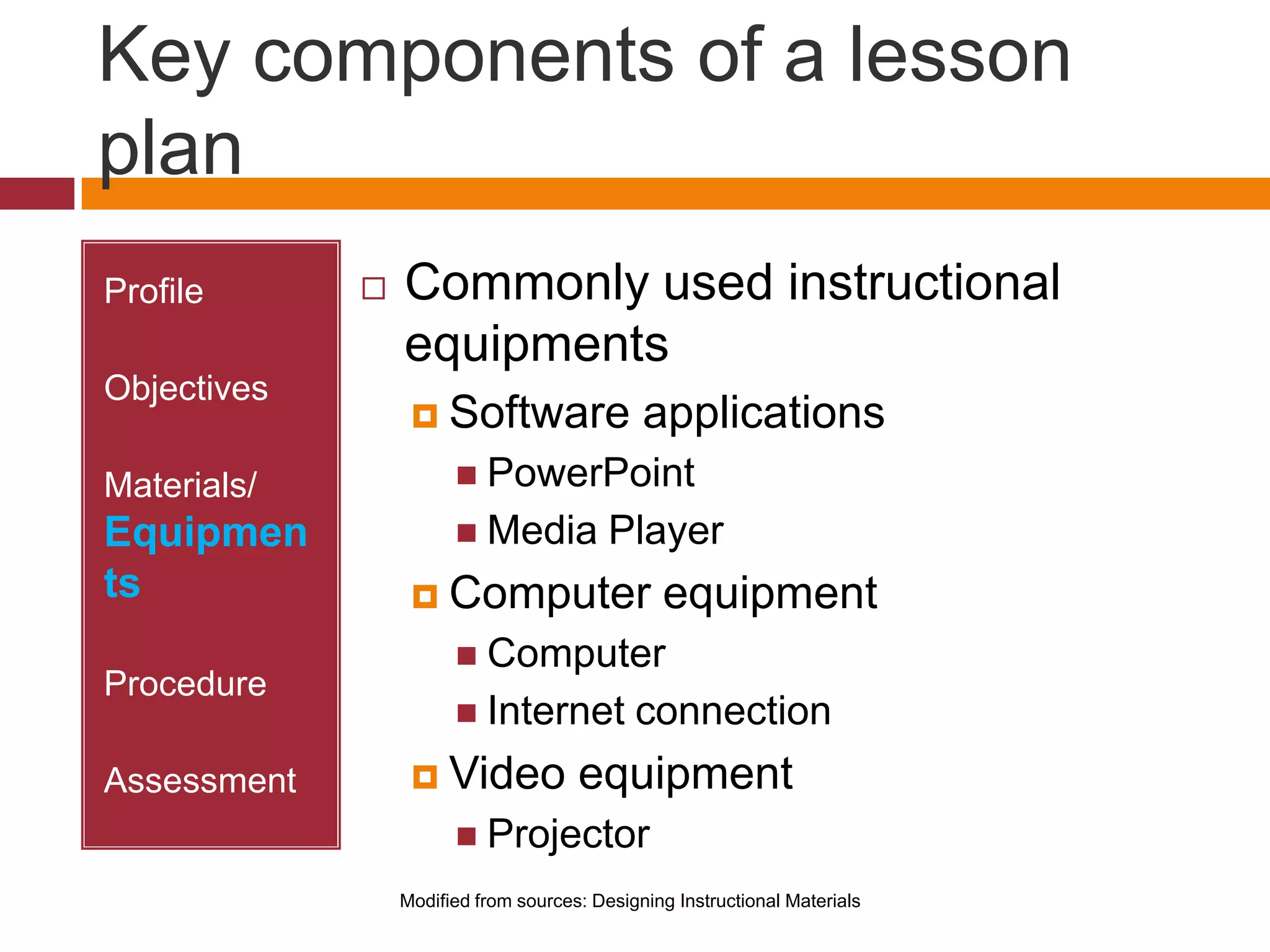 Lesson Plan PowerPoint Presentation | PPTX