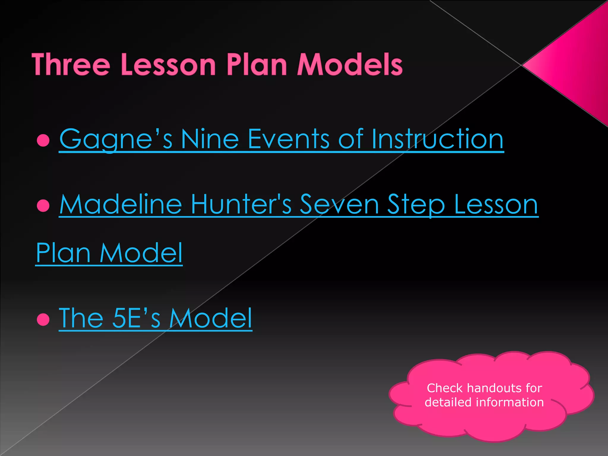 Lesson Plan PowerPoint Presentation | PPTX