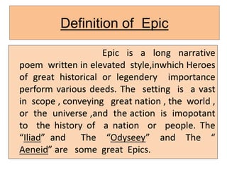 Tragedy is Superior to Epic | PPTX