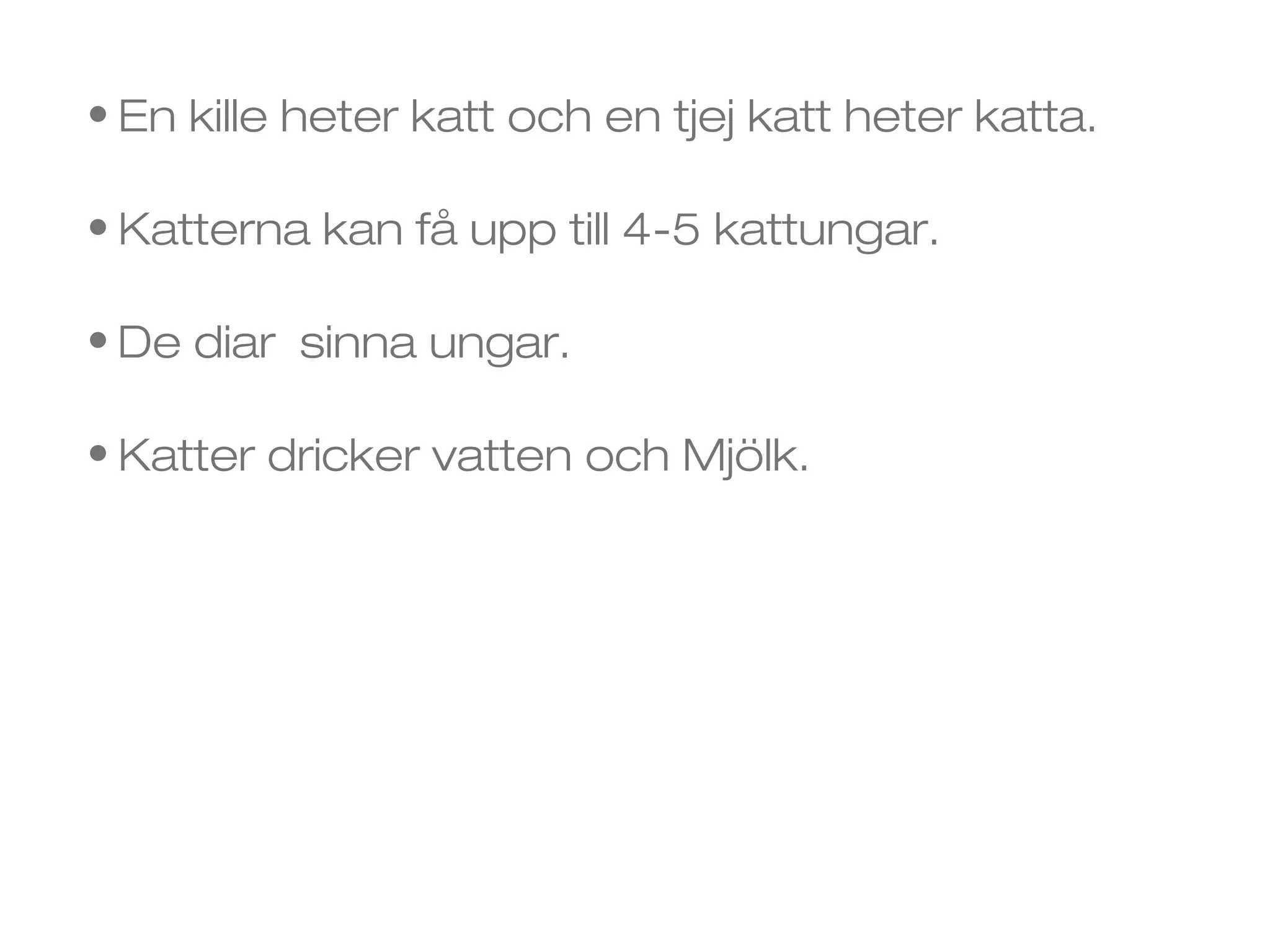Om katter! | PPT