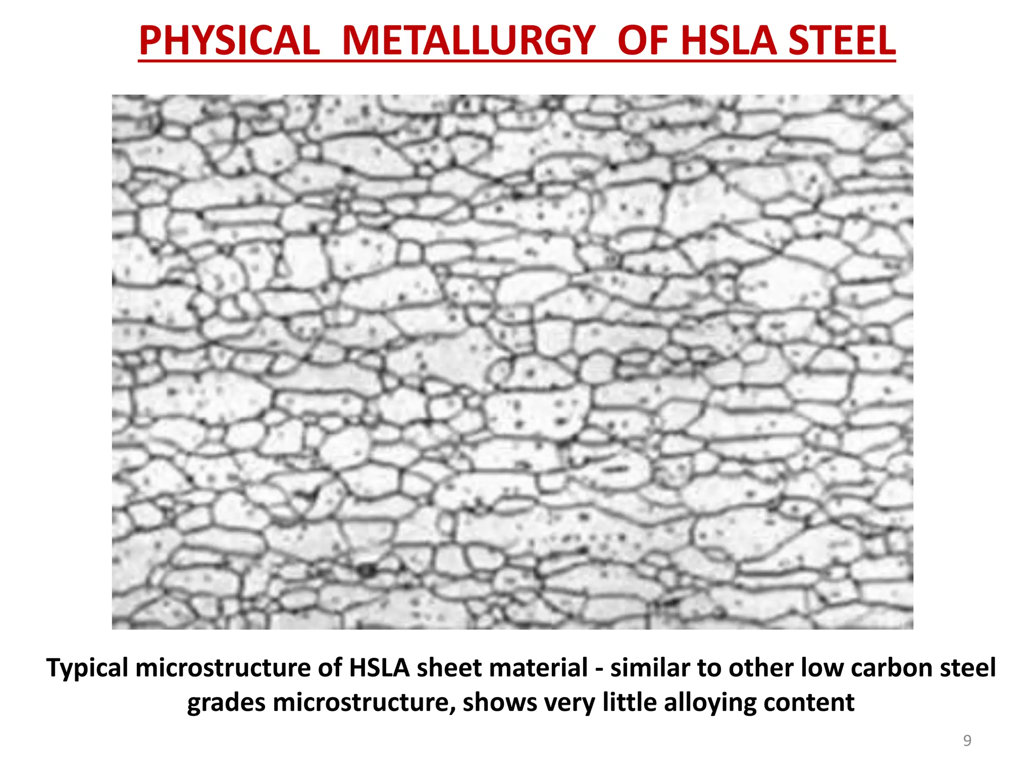 Welding of High Strength low Alloy (HSLA) Steels | PPTX