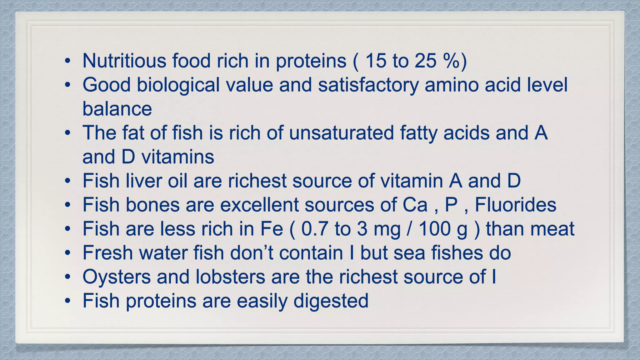 Nutritional profiles of principal foods | PPTX