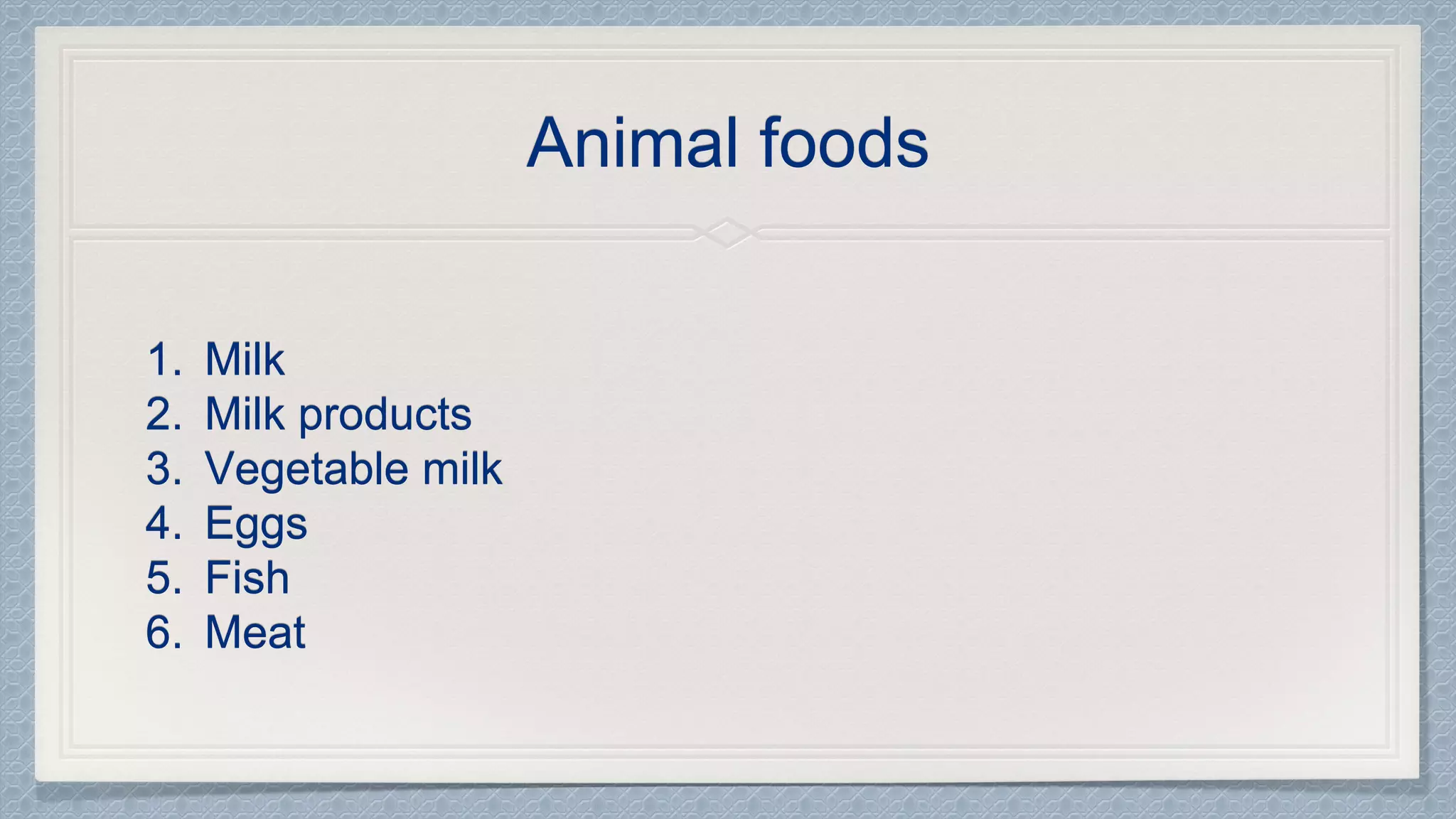 Nutritional profiles of principal foods | PPTX