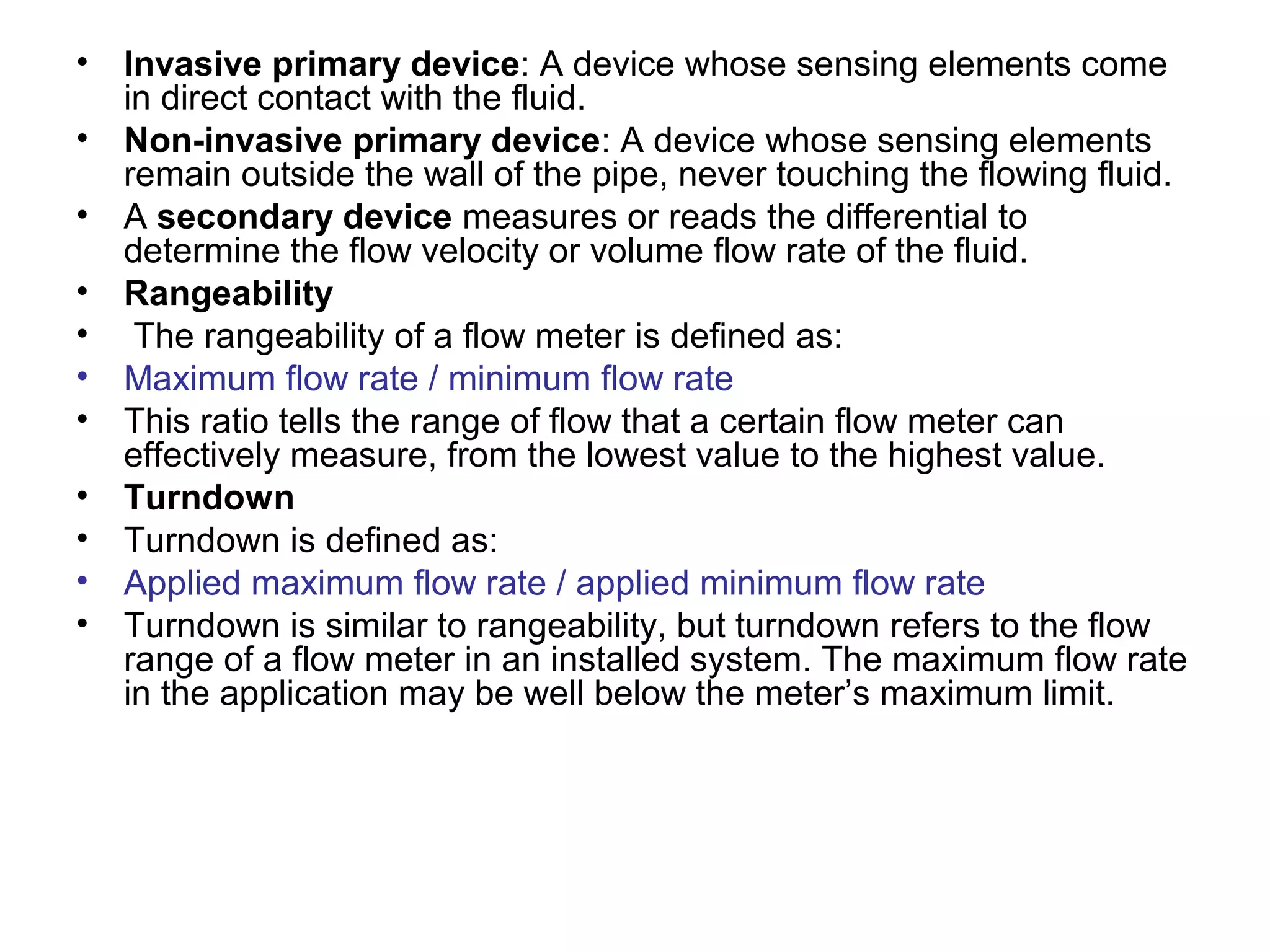 Basic Instrument Presentation ( Flow ) | PPT