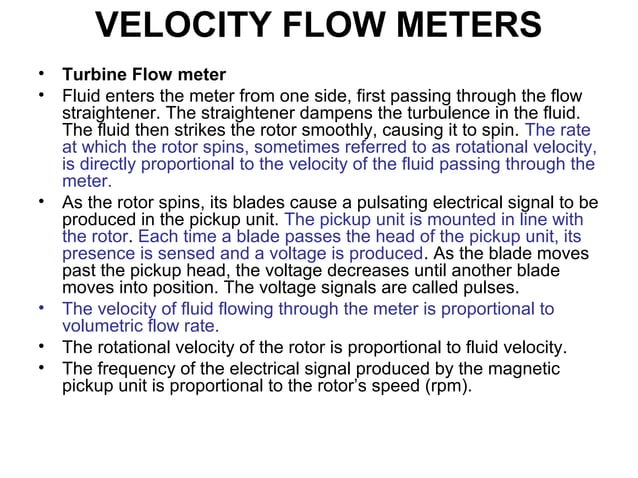 Basic Instrument Presentation ( Flow ) | PPT