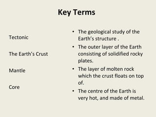 Plate tectonics Basic (KS3) | PPT