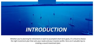 4 steps to creating your investment plan | PPTX