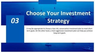 4 steps to creating your investment plan | PPT