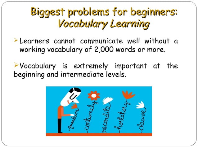 Presentation: vocabulary learning, vocabulary strategies | PPT