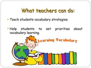 Presentation: vocabulary learning, vocabulary strategies | PPT