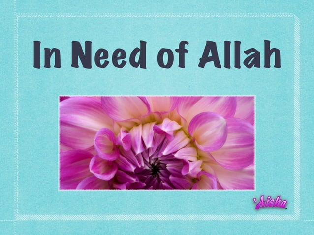 In Need of Allah | PDF