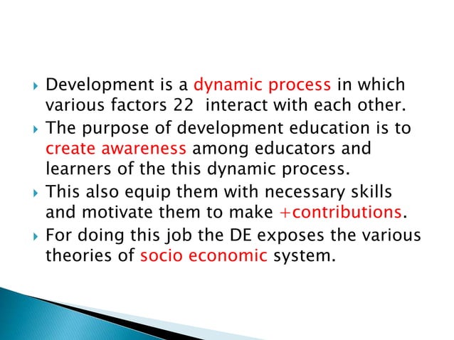 Comparative Development Indicators | PPT