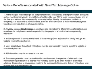 Send text message online | PPT