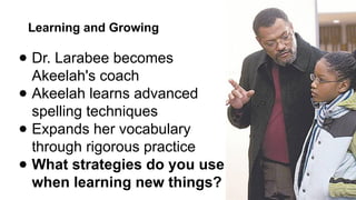 Akeelah and the Bee review for Movie Review.pptx