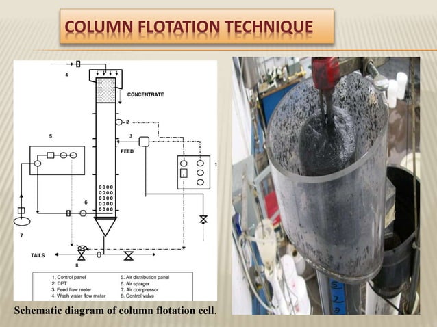 The column flotation technique and falcon concentrator | PPTX | Chemistry | Science